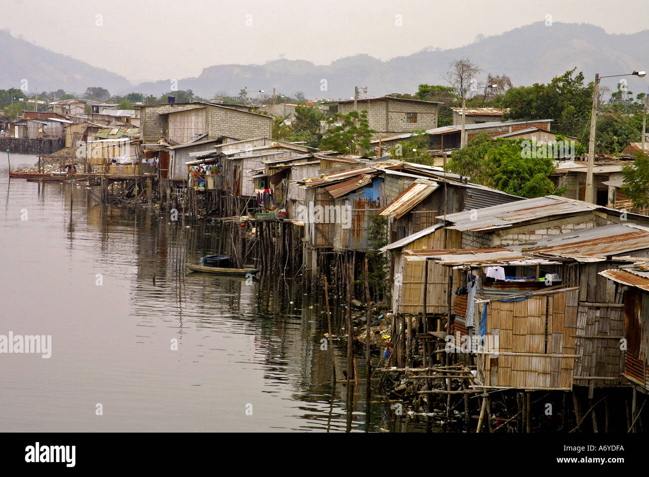 Isla trinitaria slums Quayaquill Ecuador Stock Photo: 2178553 - Alamy