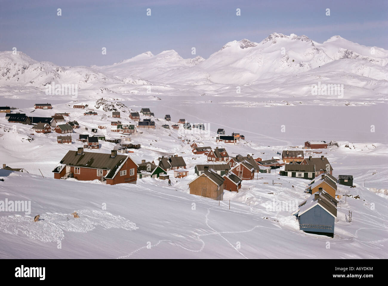 Angmagssalik Ammassalik Greenland Polar Regions Stock Photo - Alamy