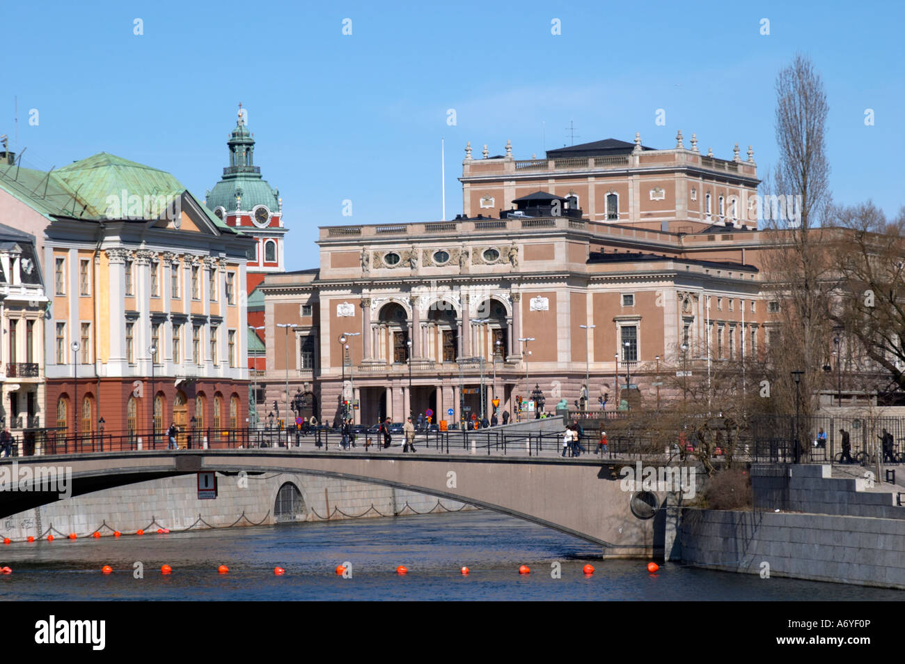 Kungliga Operan, The Royal Swedish Opera House. Stockholms Ström water ...