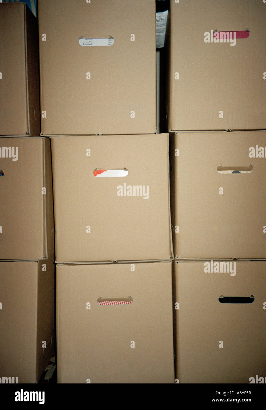 Stacked cardboard boxes storage hi-res stock photography and images - Alamy
