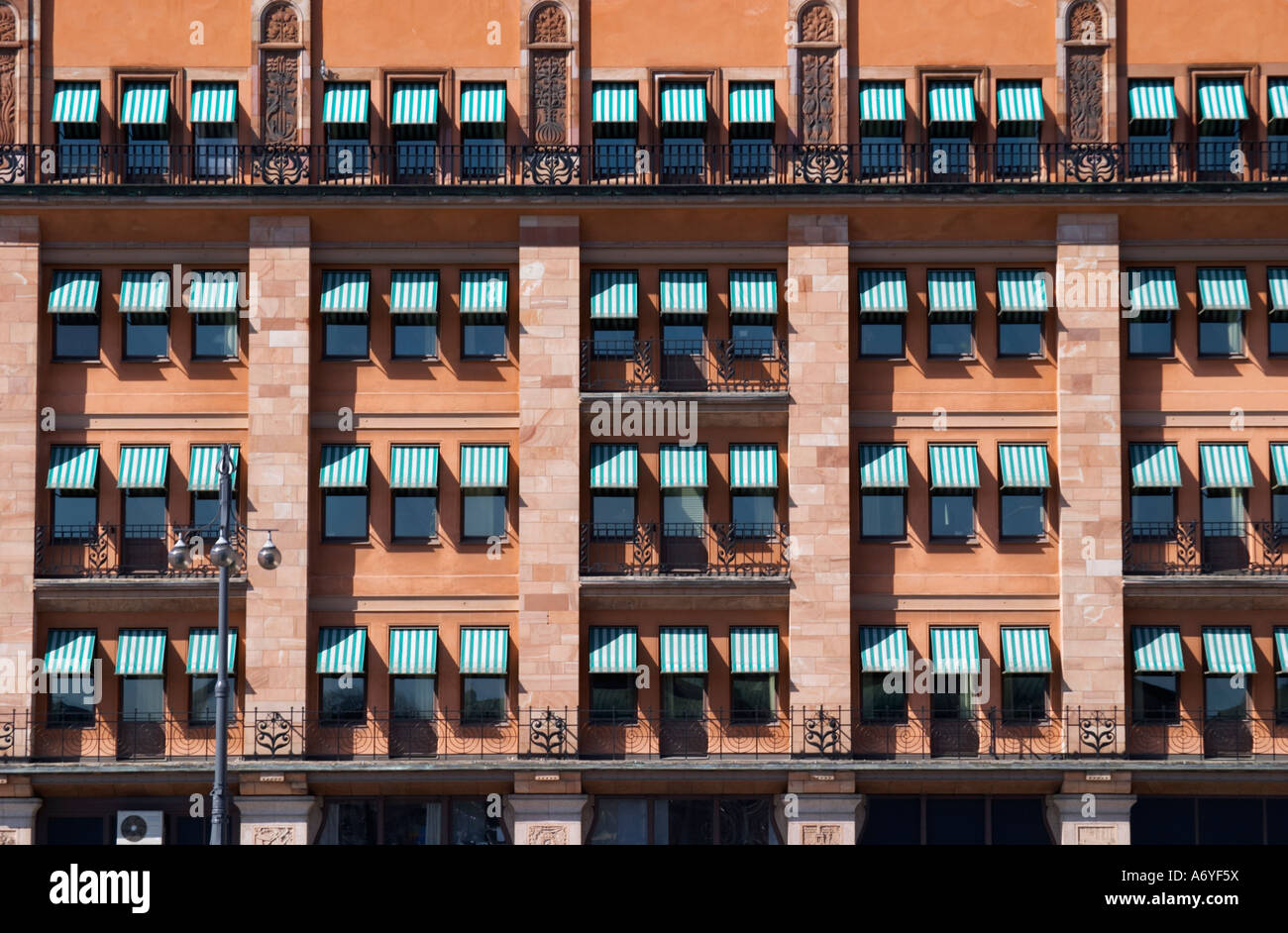 The Centralpalatset office building on Tegelbacken, built at the end of ...