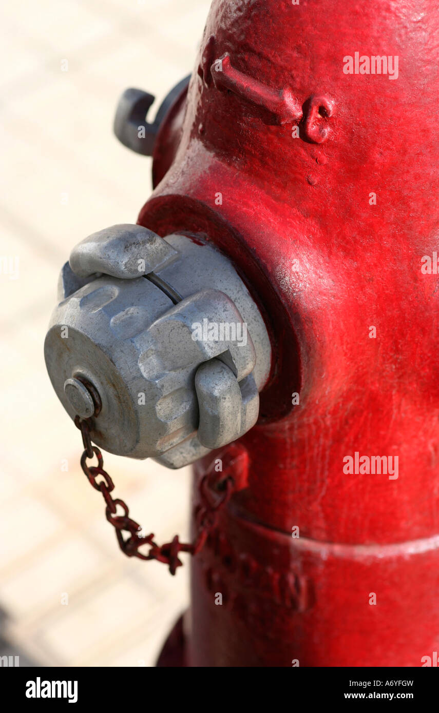 Red Fire Hydrant Stock Photo - Alamy