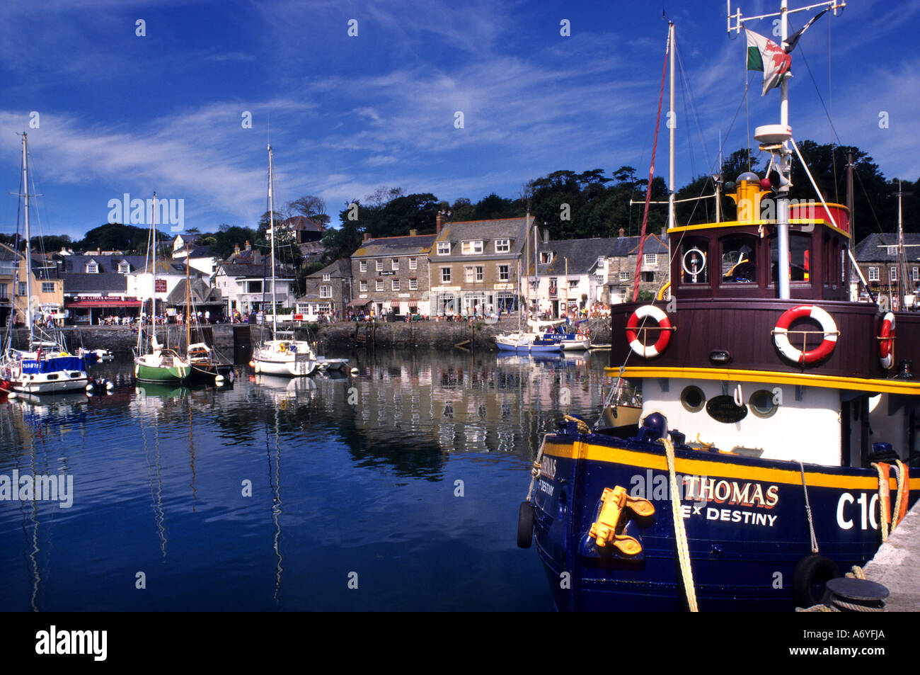 Old fishing boats padstow hi-res stock photography and images - Alamy
