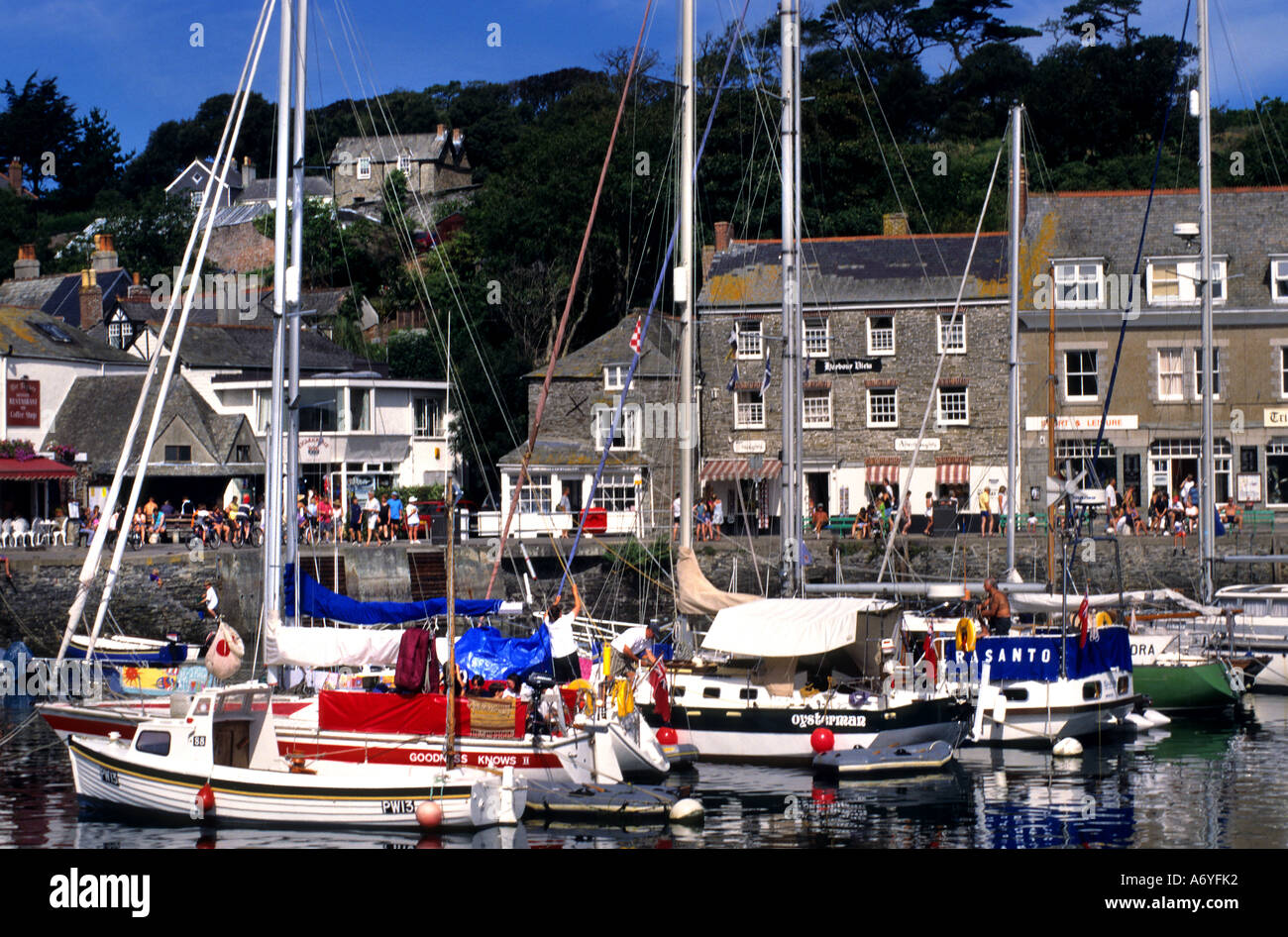 Old fishing boats padstow hi-res stock photography and images - Alamy