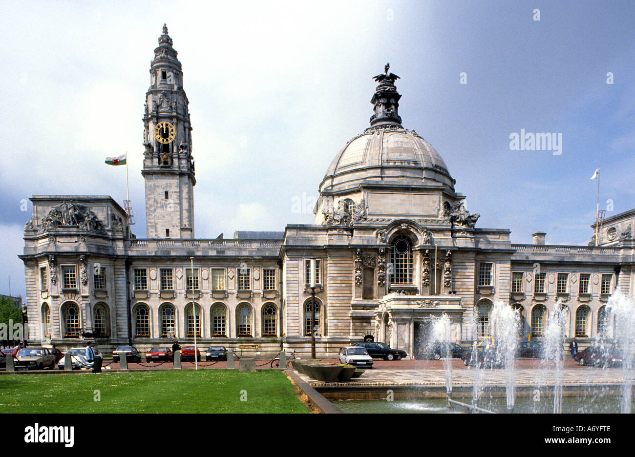 Cardiff Wales United Kingdom town city England Stock Photo - Alamy