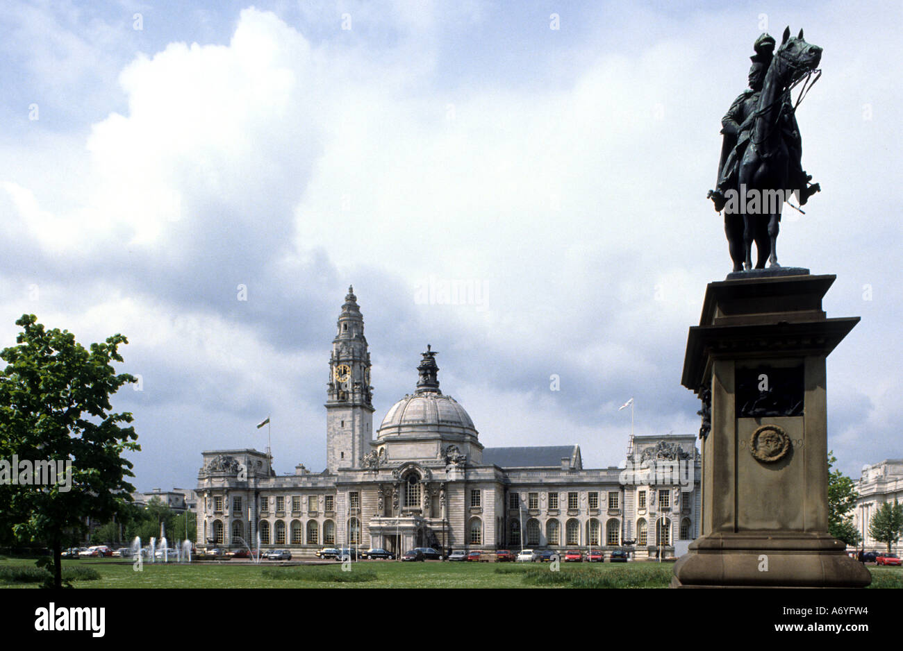 Cardiff Wales United Kingdom town city England Stock Photo - Alamy