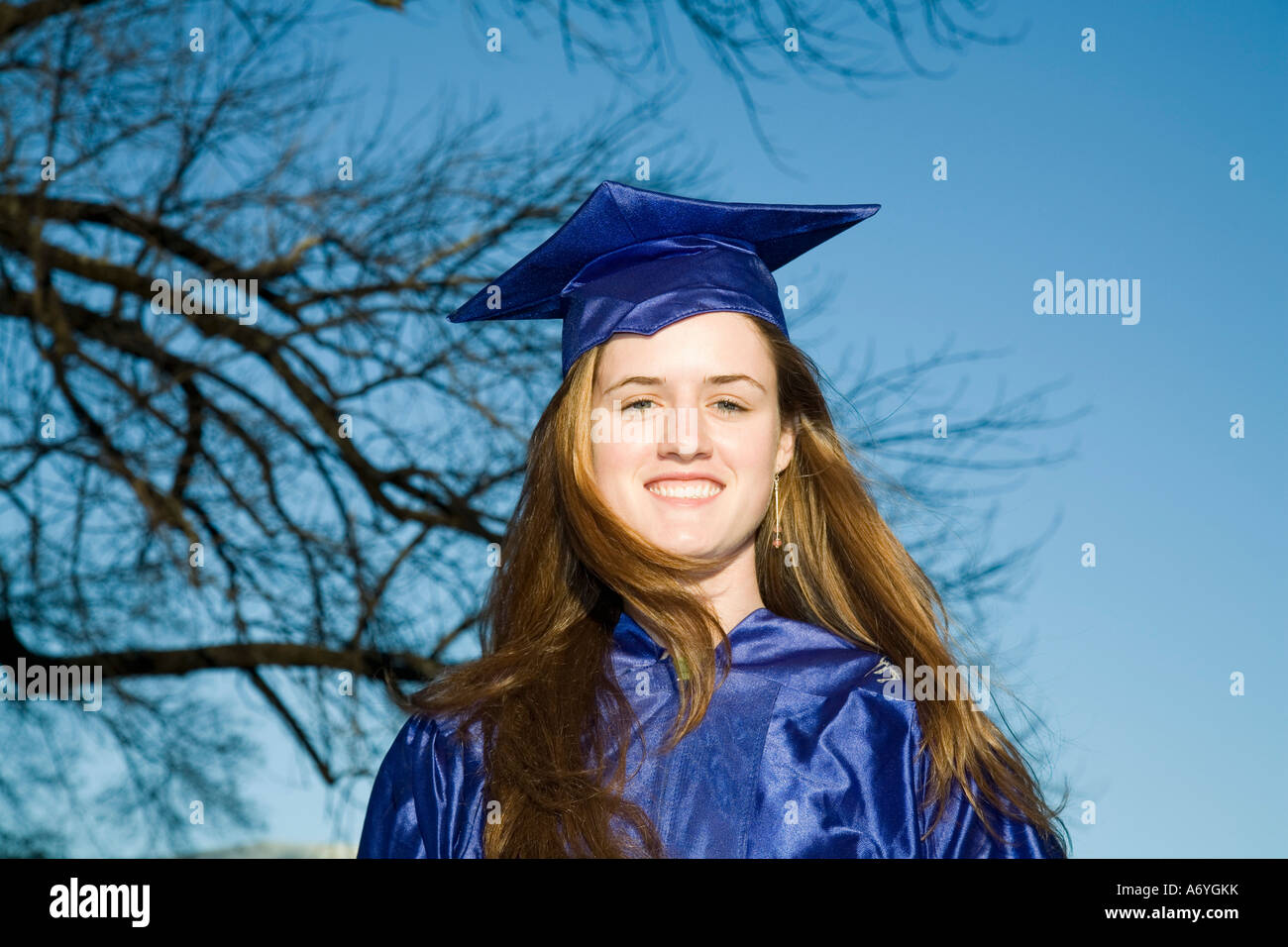Female student celebrating graduation Stock Photo - Alamy