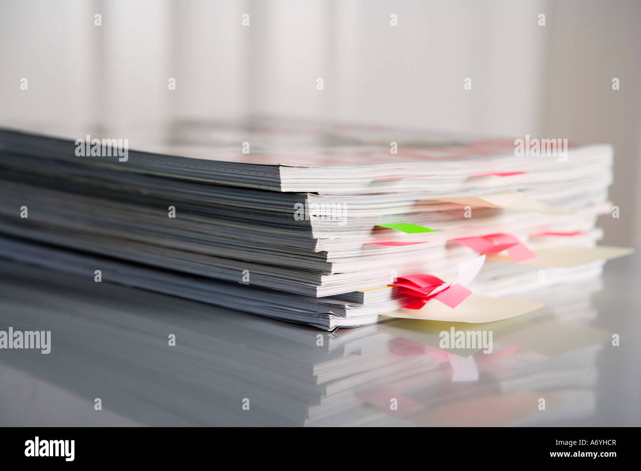 A stack of magazines Stock Photo - Alamy