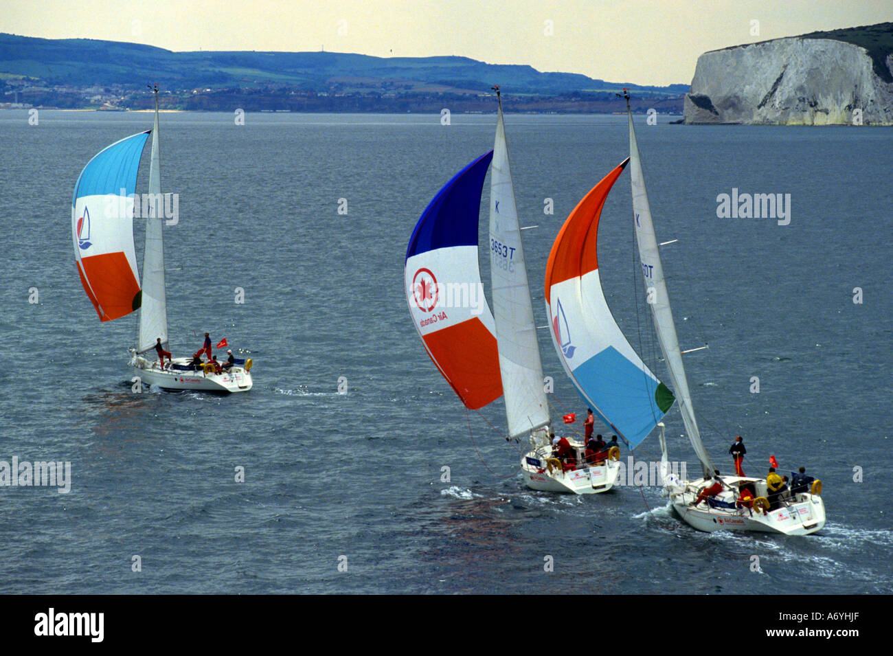 Channel Yacht Boat Regatta Sail Sailing England Stock Photo - Alamy