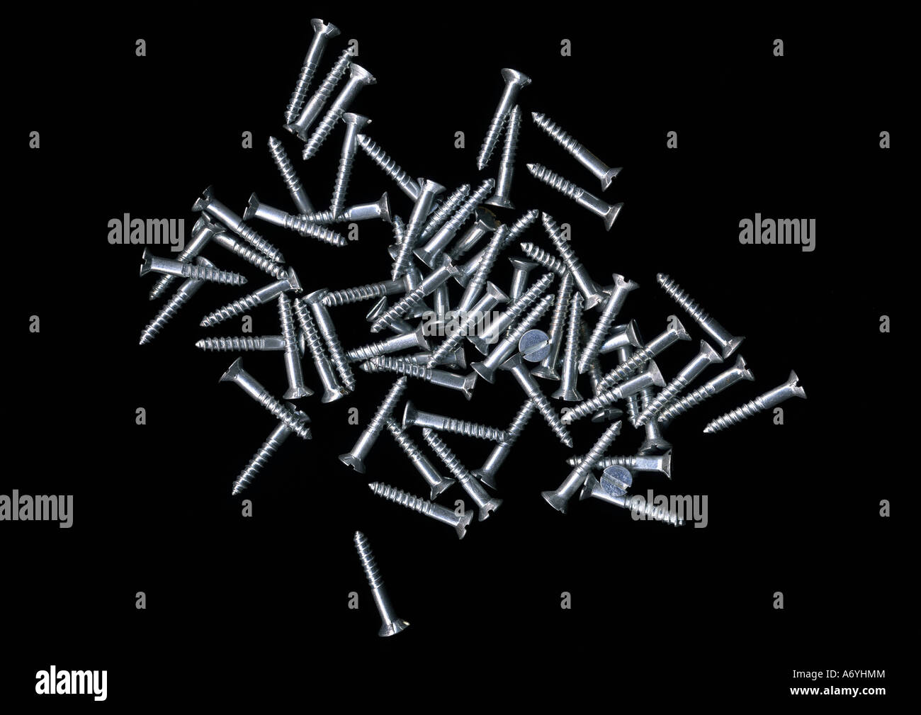 Pile of screws Stock Photo - Alamy