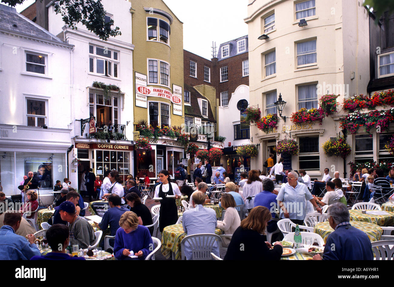 Great Britain England Sussex Restaurant Cafe Terras Tourism Brighton ...