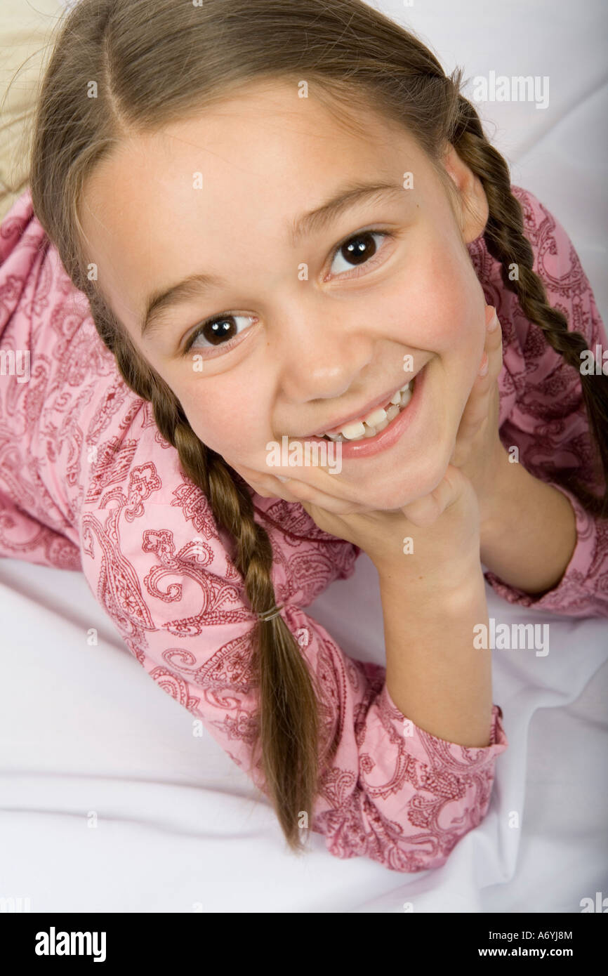 Portrait of young girl Stock Photo - Alamy
