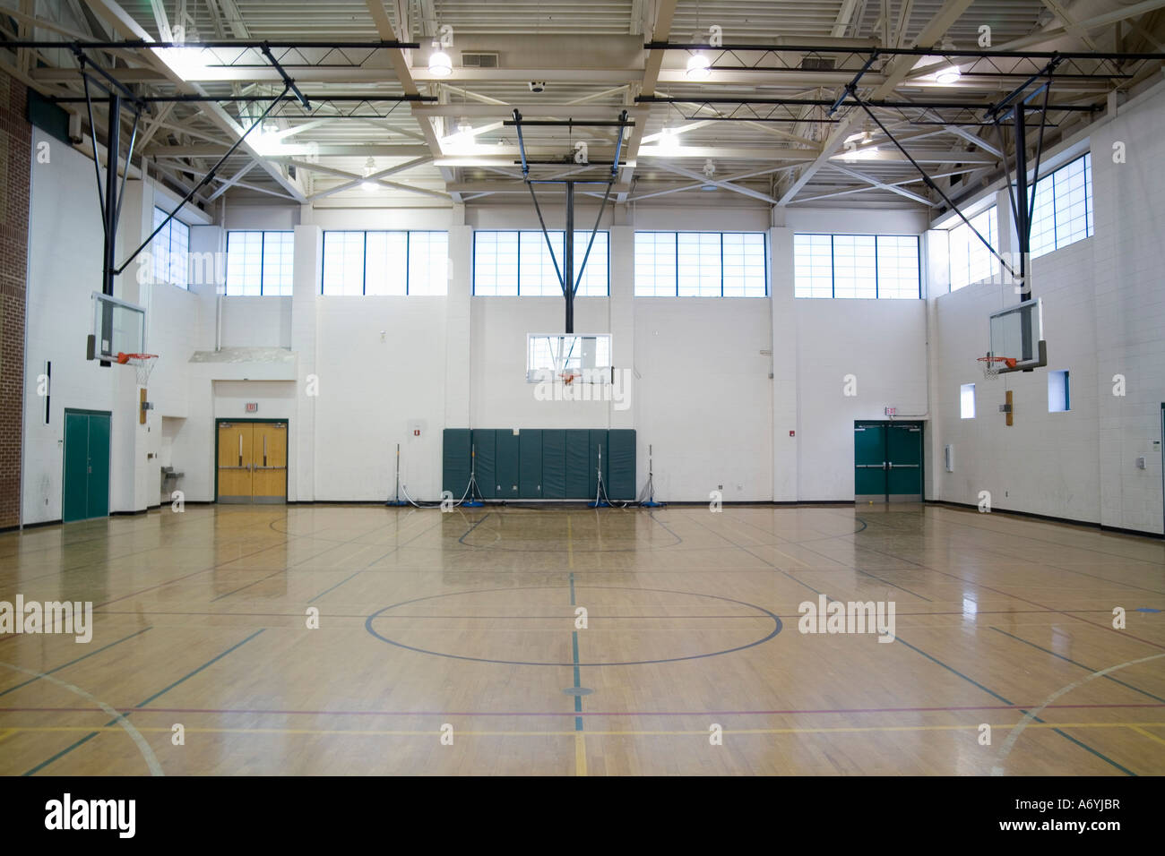 A sports hall Stock Photo - Alamy