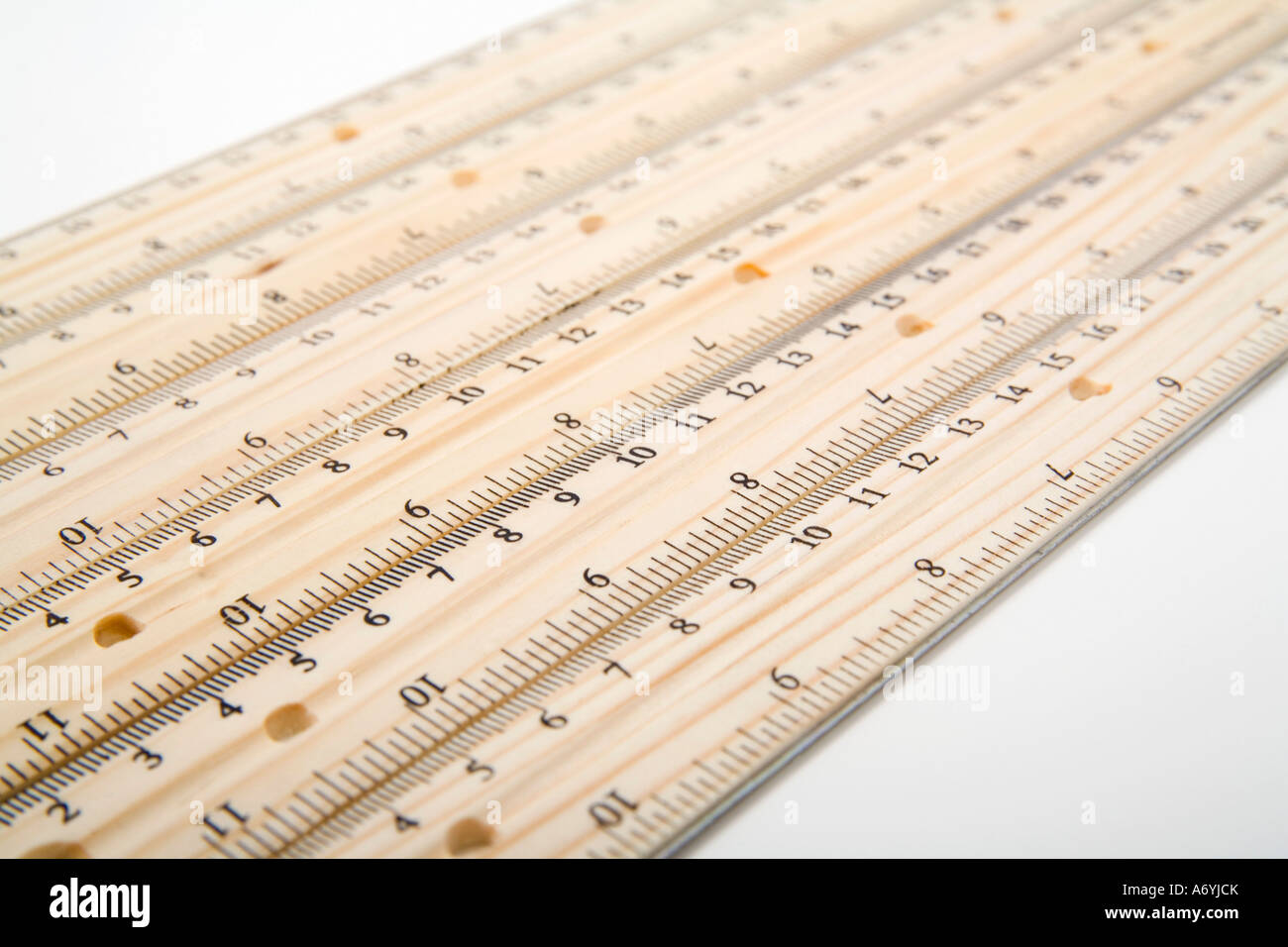 Wooden rulers hi-res stock photography and images - Alamy