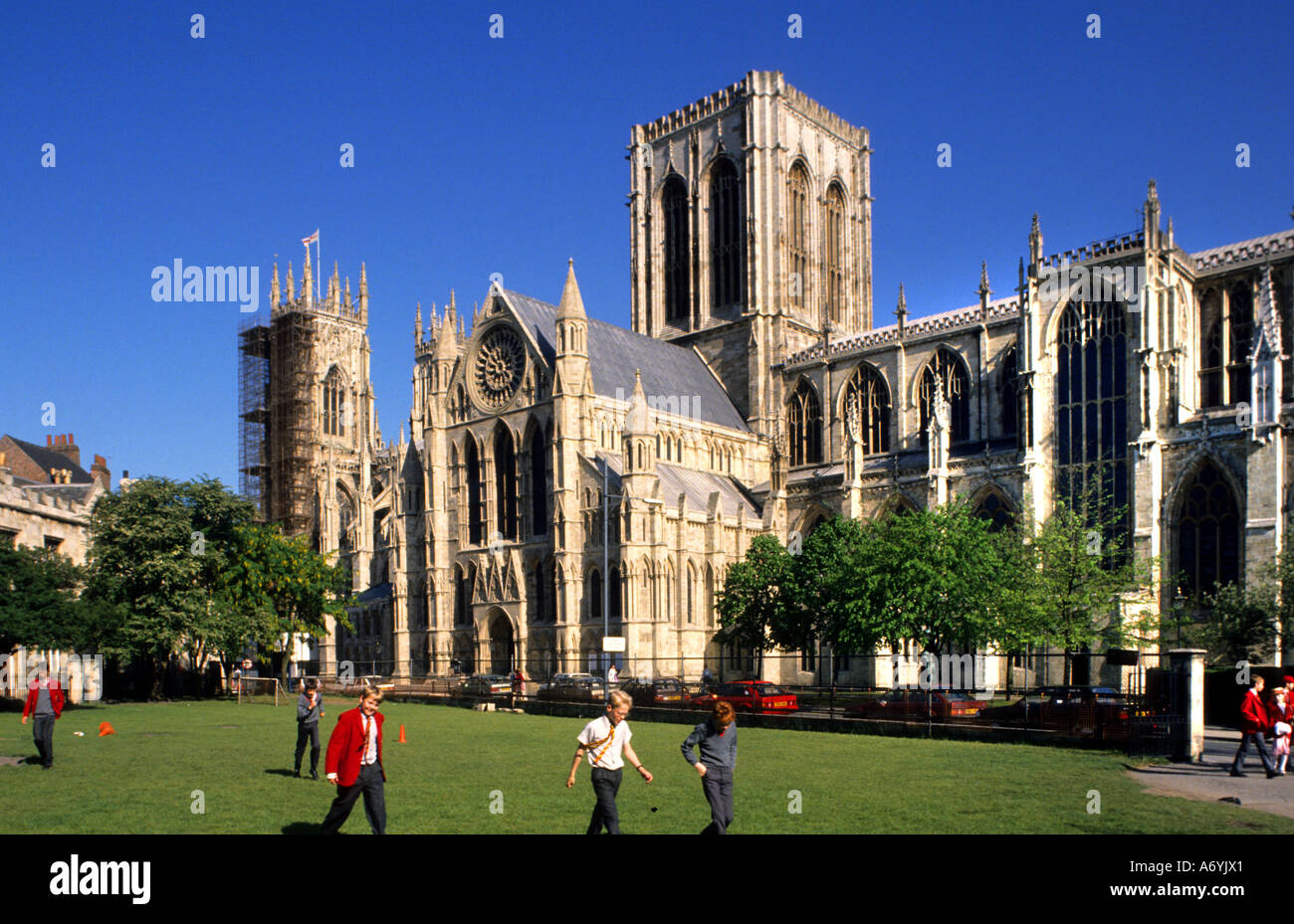 York Minster Cathedral Church England United Kingdom Stock Photo - Alamy