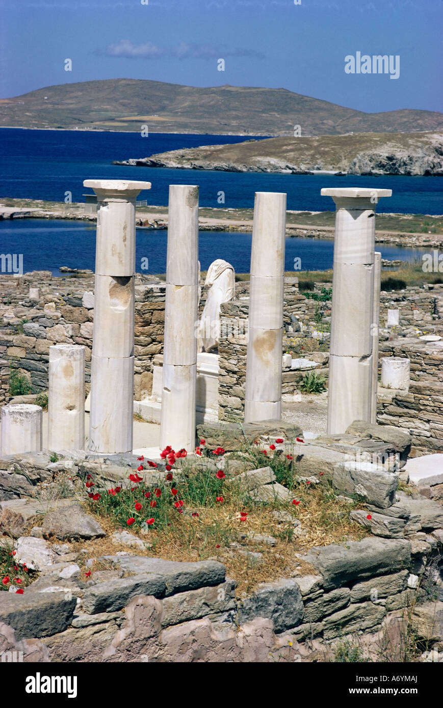 Archaeological site Delos UNESCO World Heritage Site Greece Europe ...