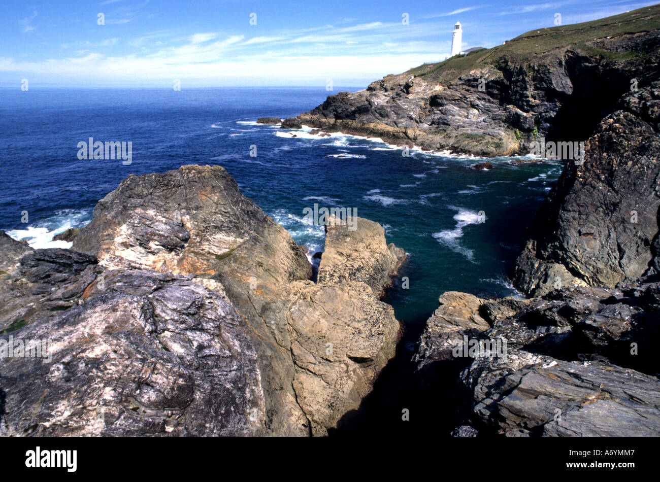Tintagel King Arthur Merlin Cornwall Coast beach sea Stock Photo - Alamy