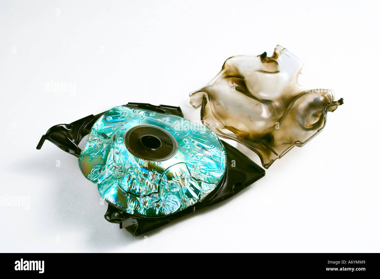 Burning compact disks Stock Photo - Alamy