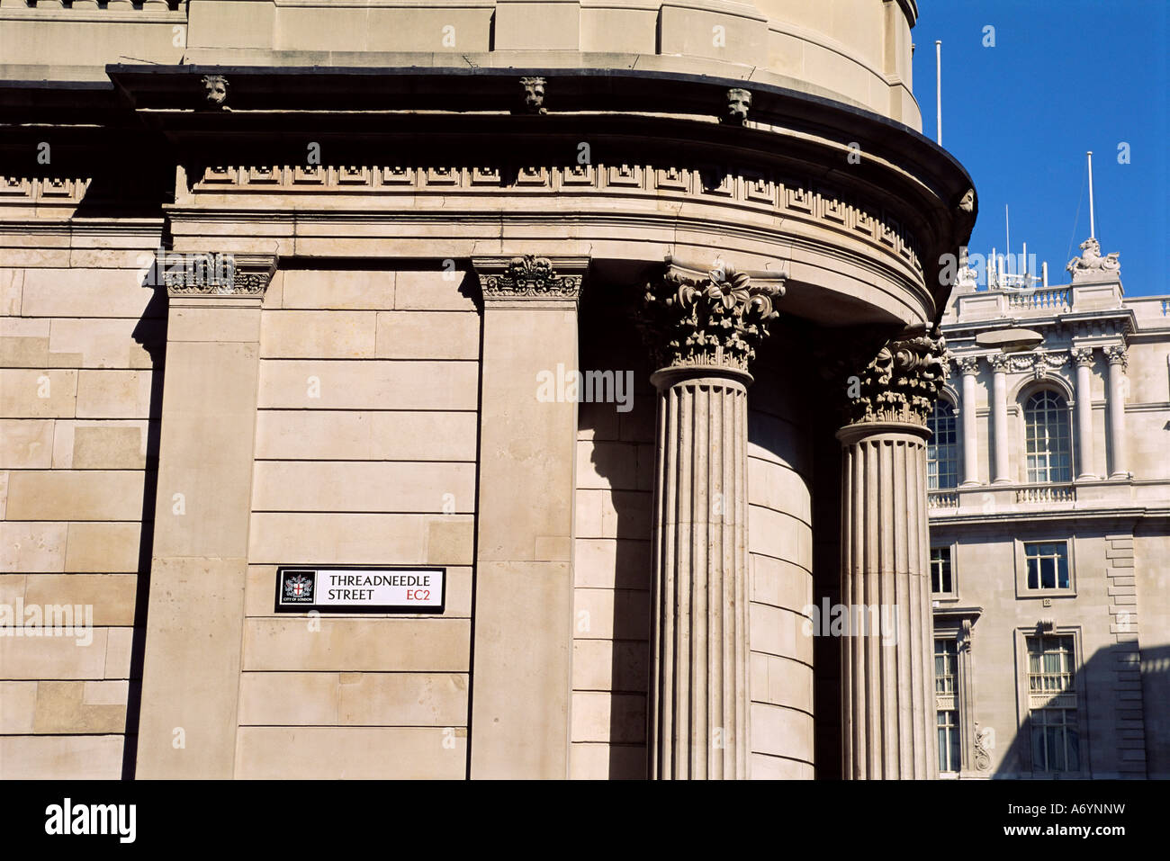 Threadneedle Street City of London London England United Kingdom Europe ...