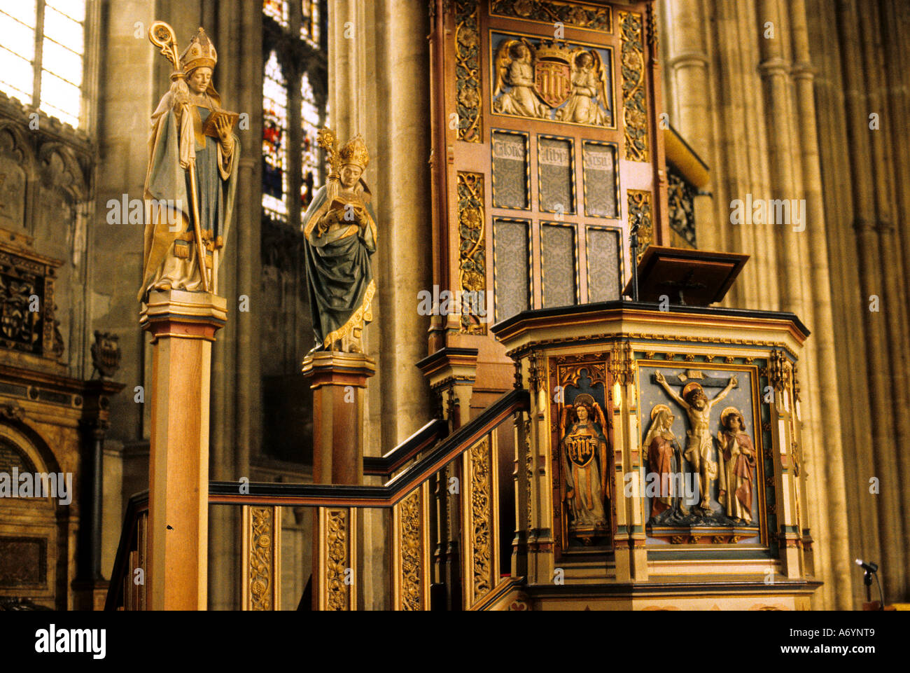 Thomas Becket Cathedral Canterbury England History Stock Photo - Alamy