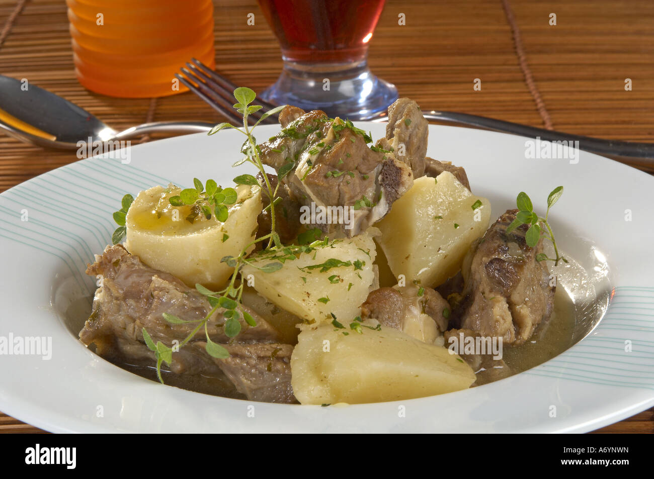 Lamb and kid stew Stock Photo - Alamy