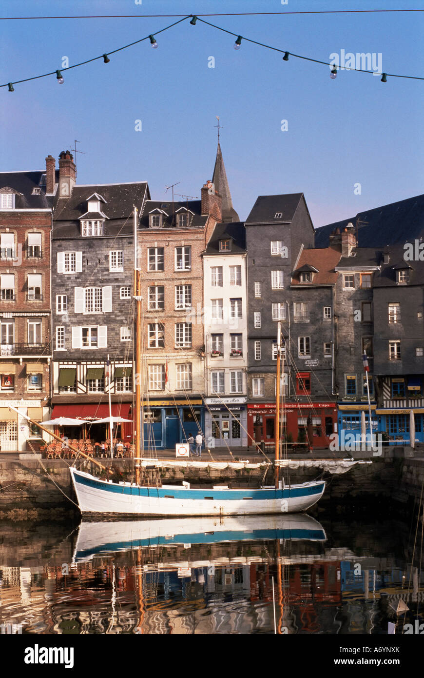 Old dock St Catherine quay Honfleur Normandie Normandy France Europe ...