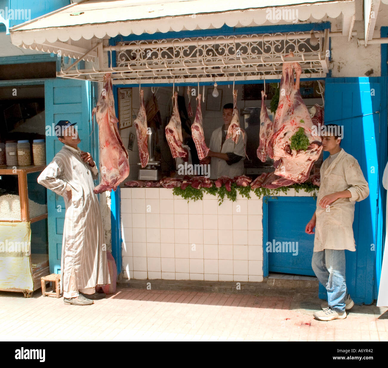 Halal meat morocco hi-res stock photography and images - Alamy