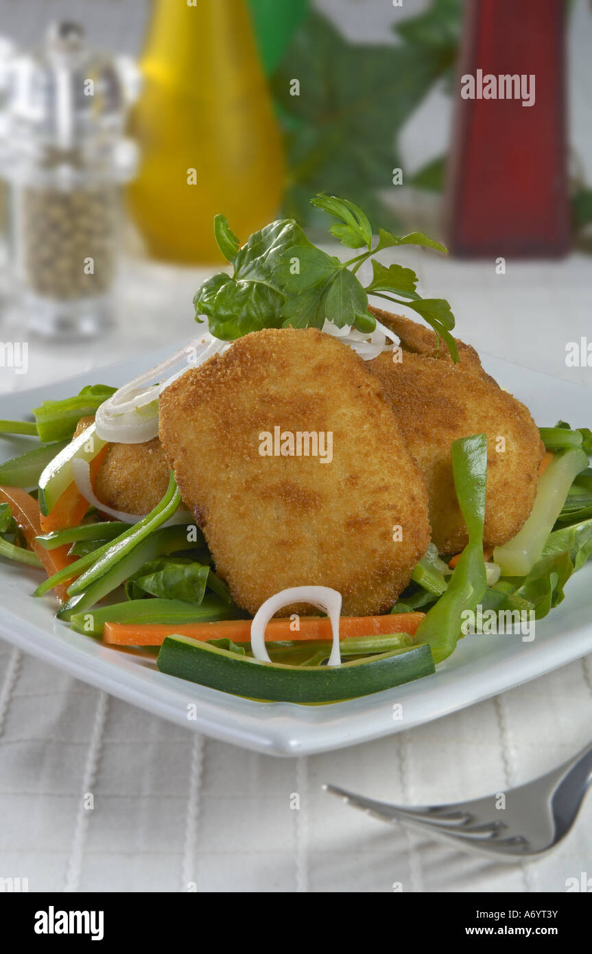 Cooked ham and cheese special croquettes Stock Photo - Alamy