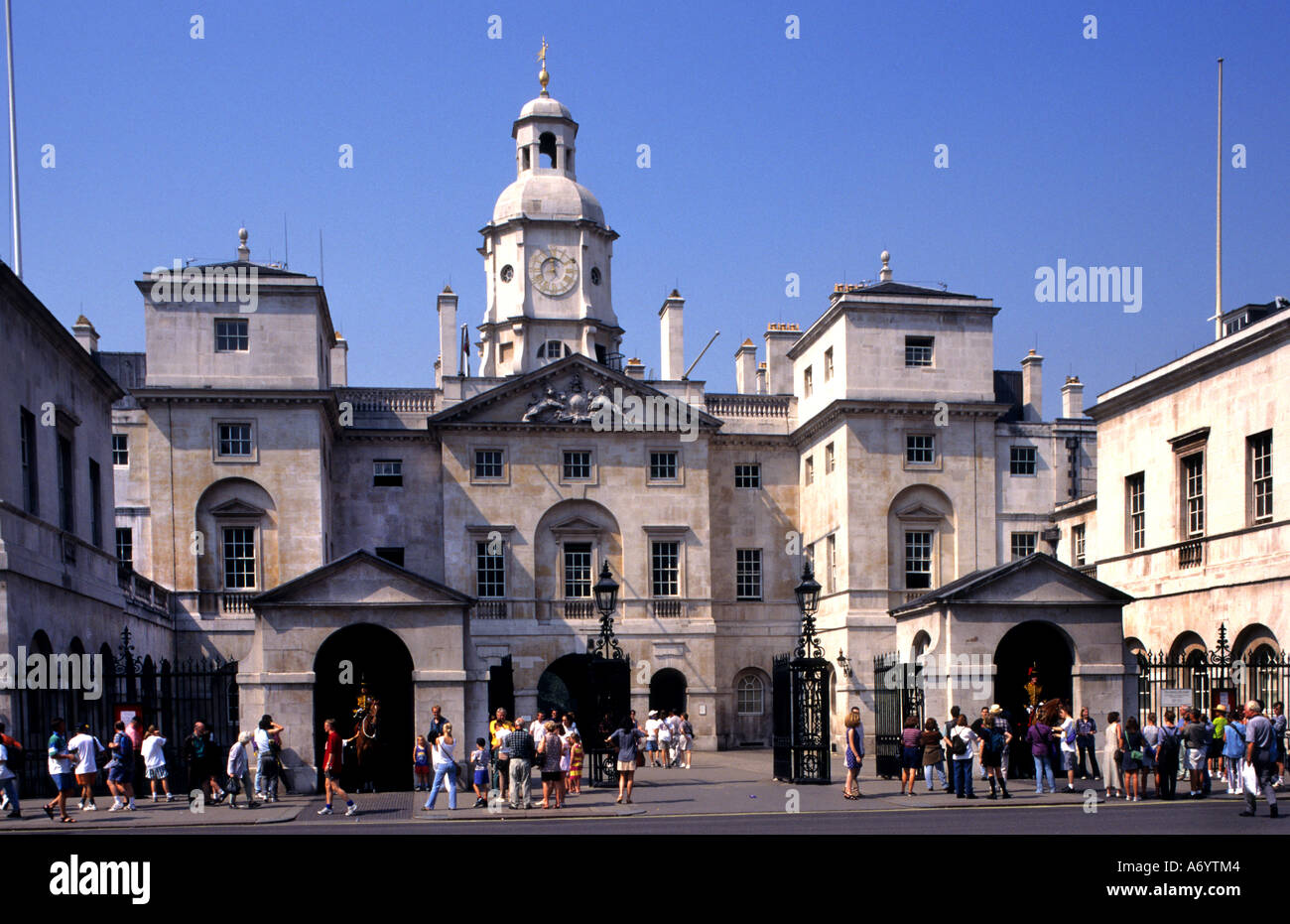 Royal Guards in Whitehall London United Kingdom Stock Photo - Alamy