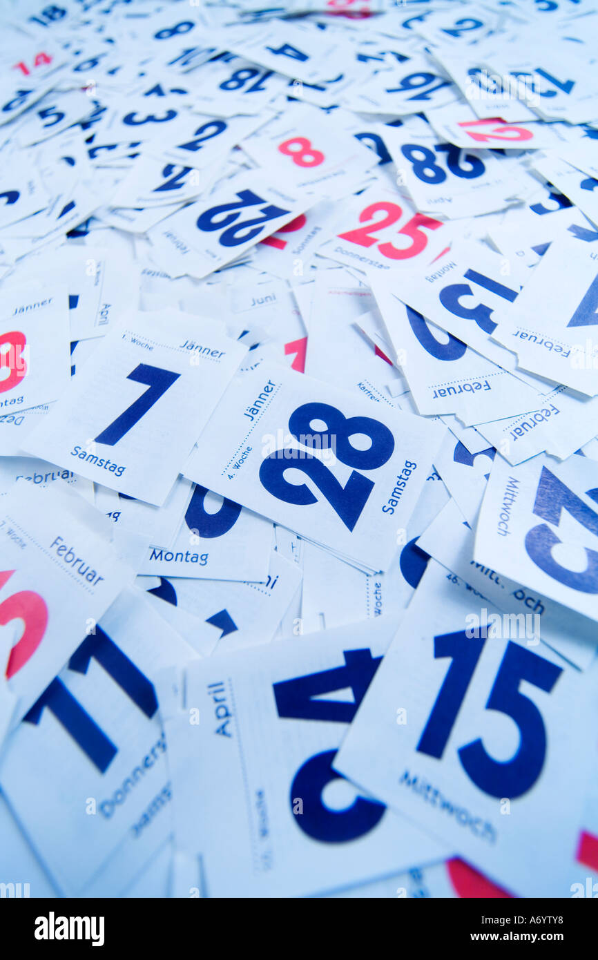 Year calender hi-res stock photography and images - Alamy