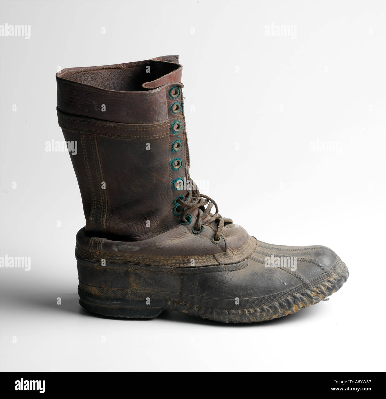 old boots profile Stock Photo - Alamy