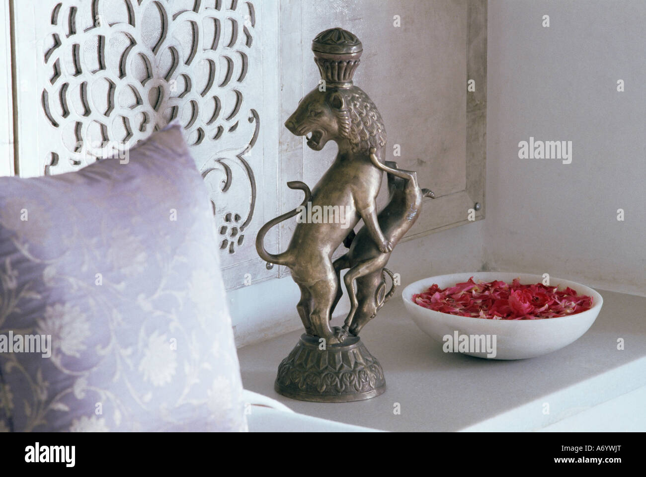 Detail in guest bedroom Devi Garh Fort Palace Hotel Devi Garh near ...