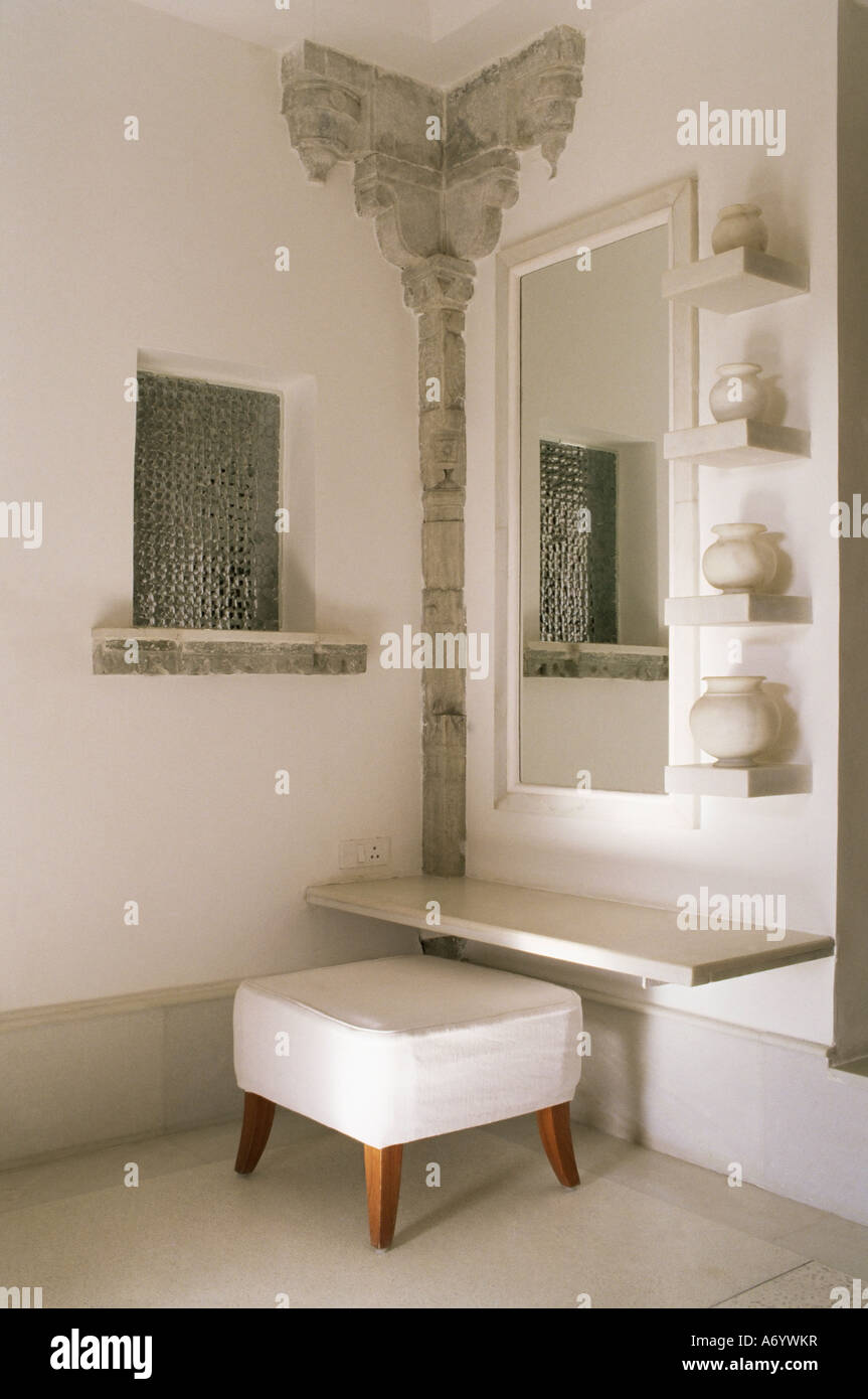 Detail in a guest bedroom Devi Garh Fort Palace Hotel Devi Garh near ...