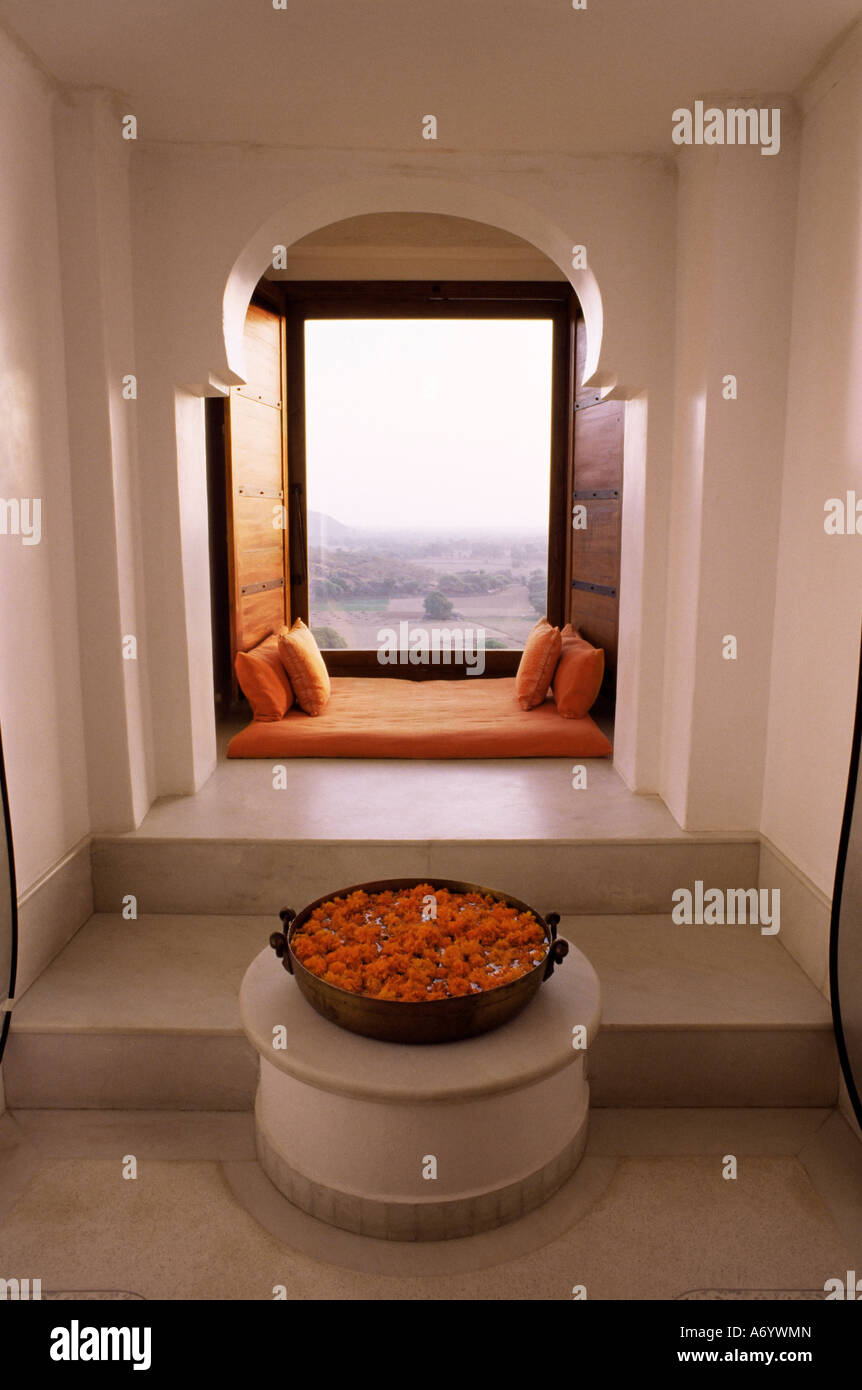 Seating area in the honeymoon suite Devi Garh Fort Palace Hotel near ...