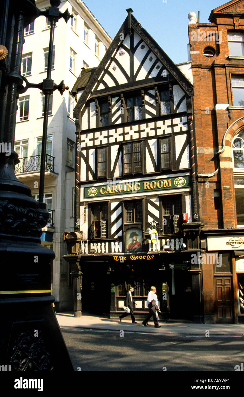 The George Pub London city the West End Soho Bar Pub Restaurant Stock ...
