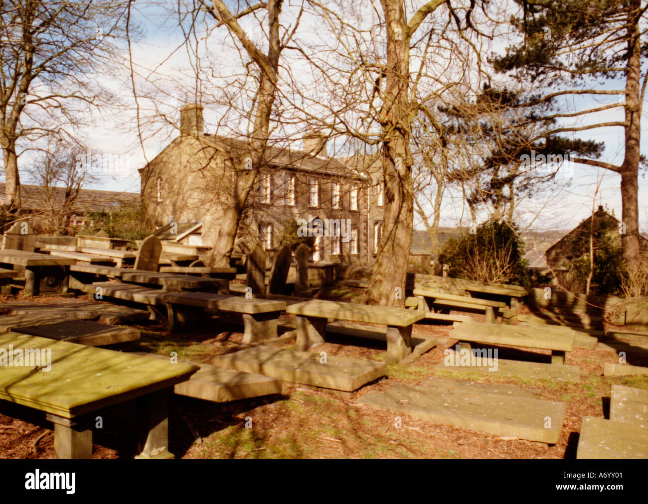 BRONTE PARSONAGE MUSEUM HAWORTH YORKSHIRE ENGLAND Stock Photo - Alamy