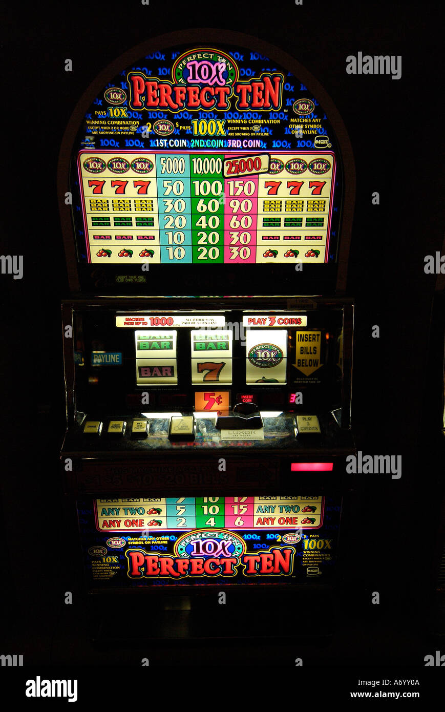 Las vegas slot machine close up hi-res stock photography and images - Alamy