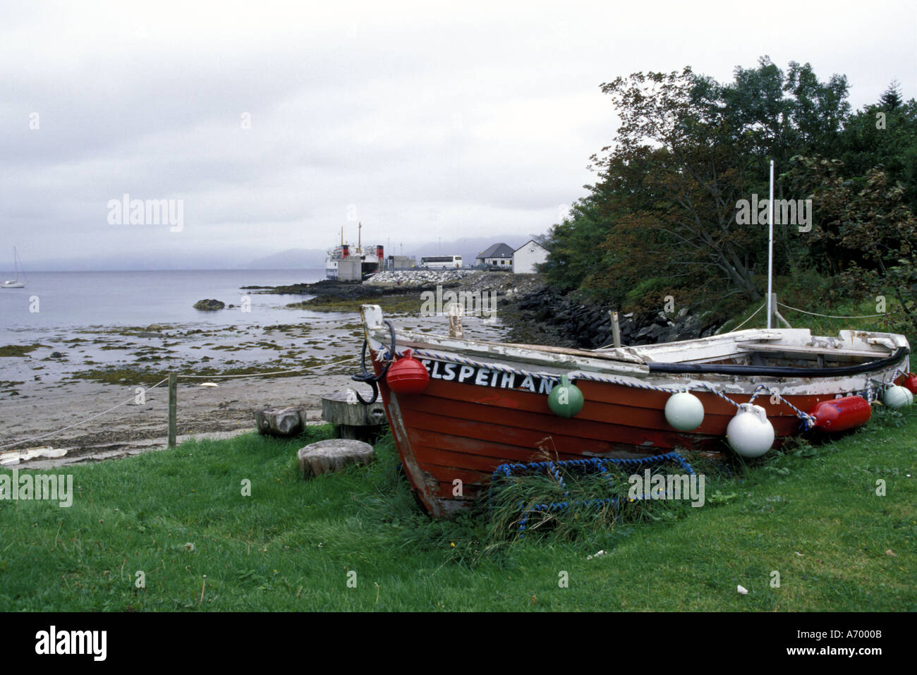 old Scottish fishing boat Stock Photo - Alamy