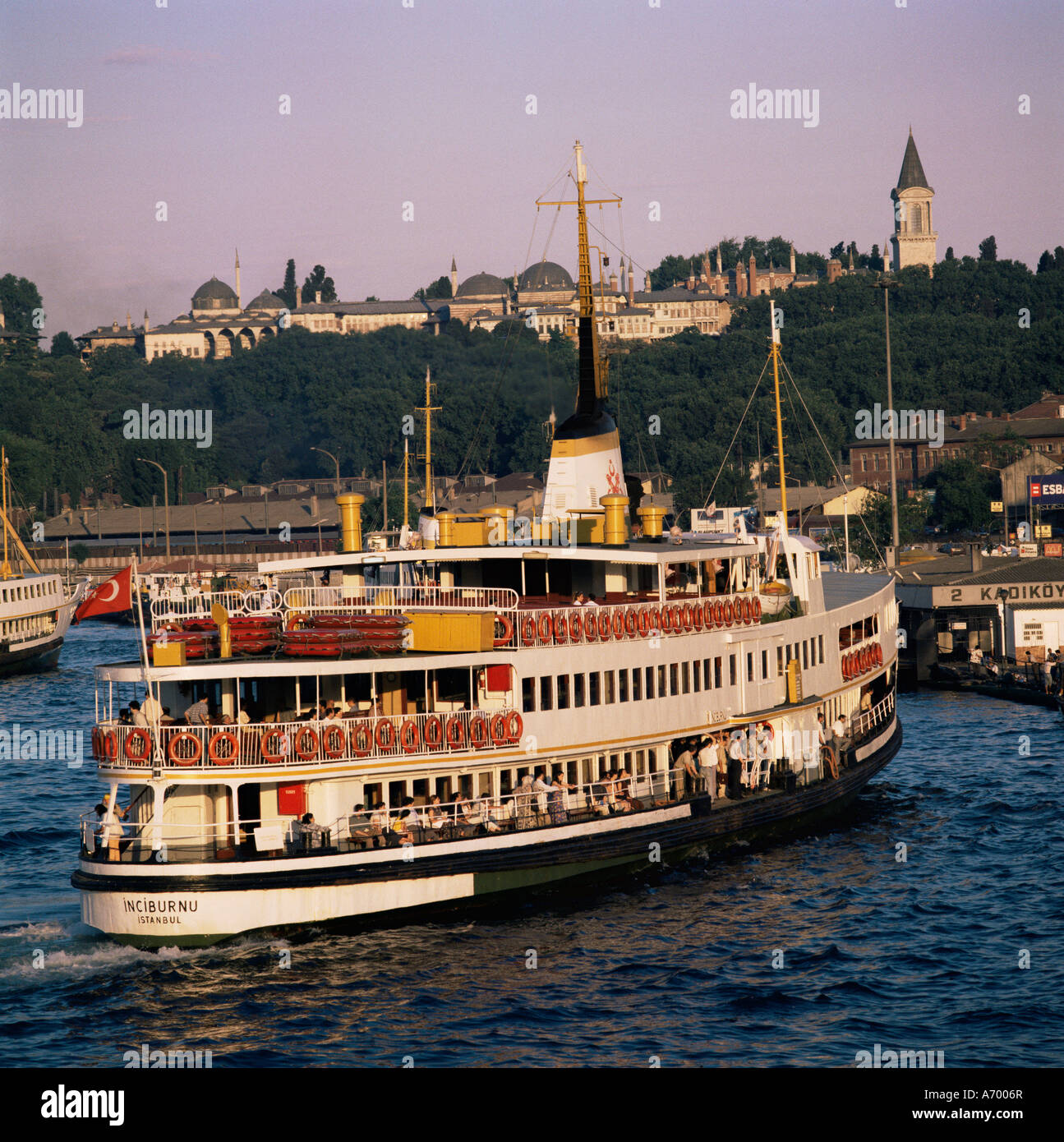 Bosphorus ferry Istanbul Turkey Eurasia Stock Photo - Alamy