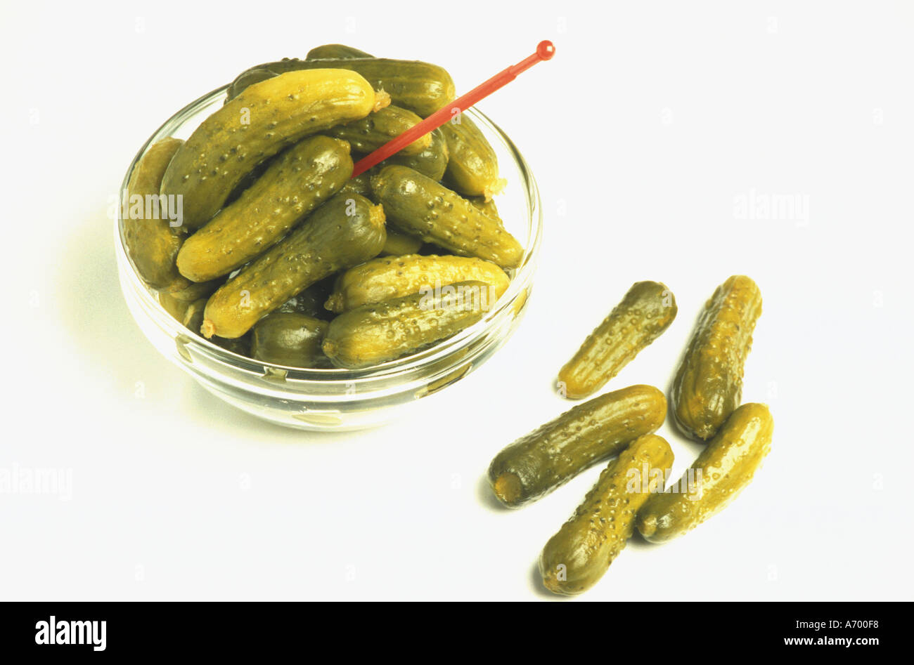 food vegetable pickled gherkins Gurken Stock Photo - Alamy