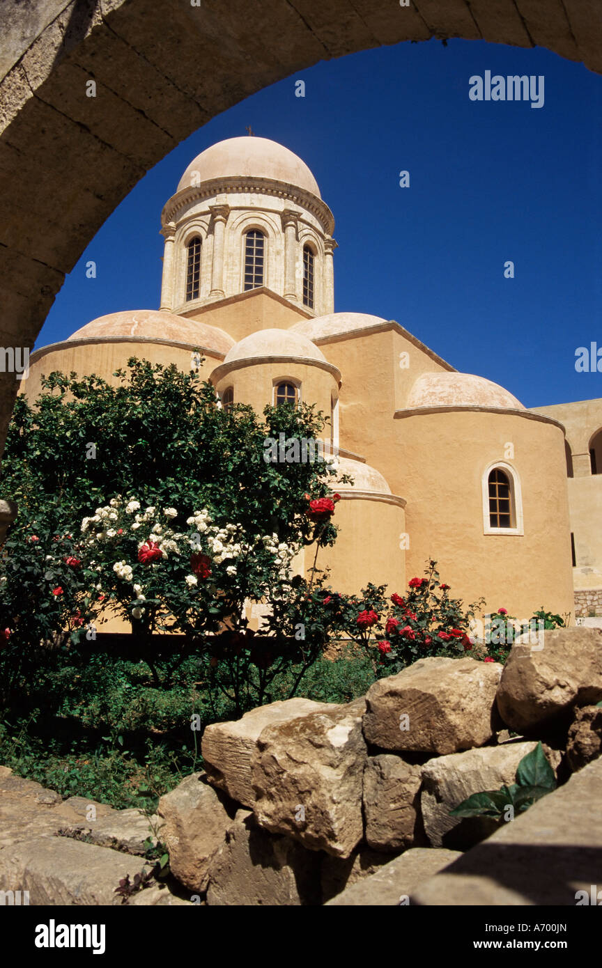 Akrotiri monasteries crete hi-res stock photography and images - Alamy
