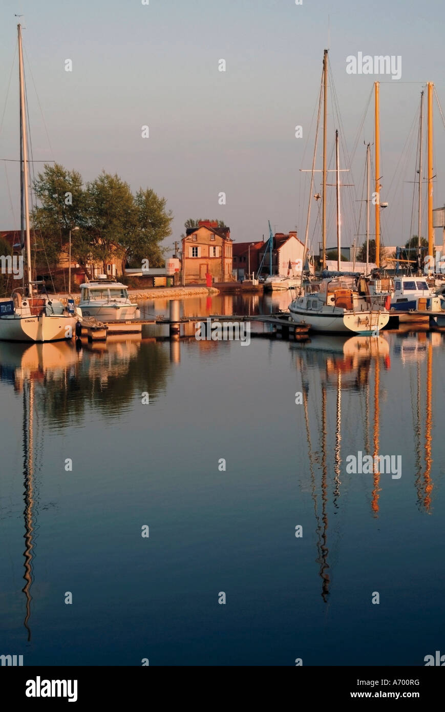 Carentan harbour Cotentin Peninsula Manche Normandy France Europe Stock ...