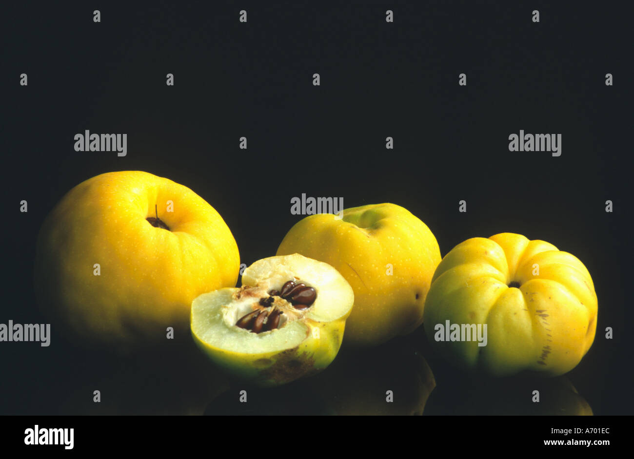 food fruit fruits quinces quitten Stock Photo - Alamy