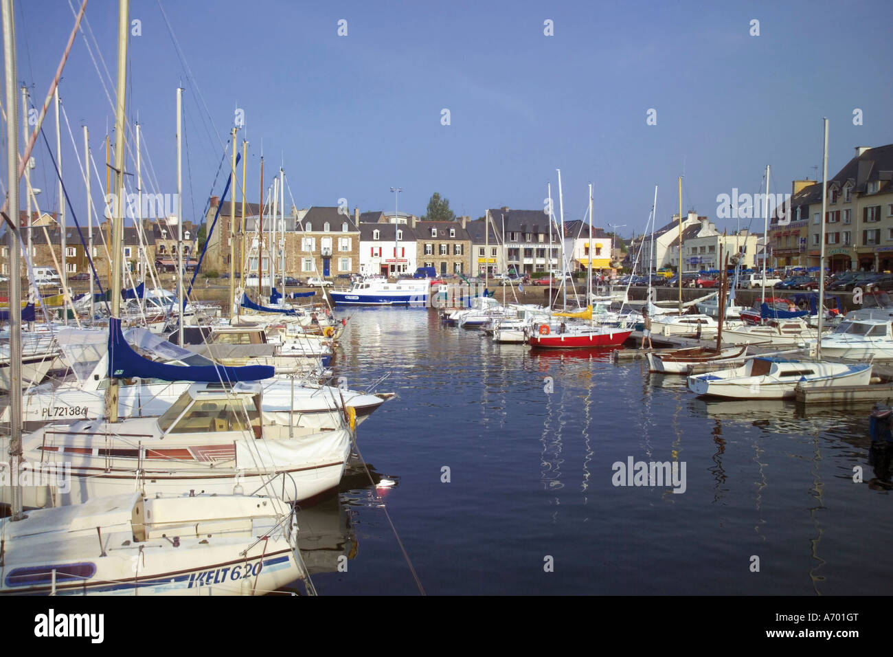 Harbour Port Paimpol Cotes d Armor Brittany France Europe Stock Photo ...