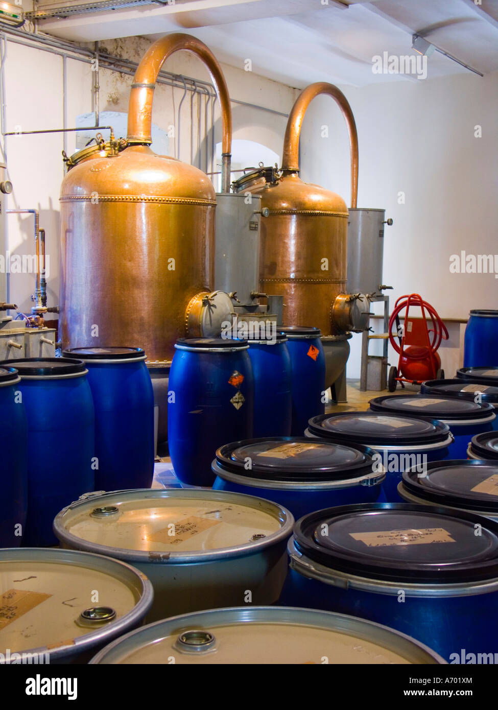 Perfume stills in Fragonard factory Grasse Provence France Stock Photo ...