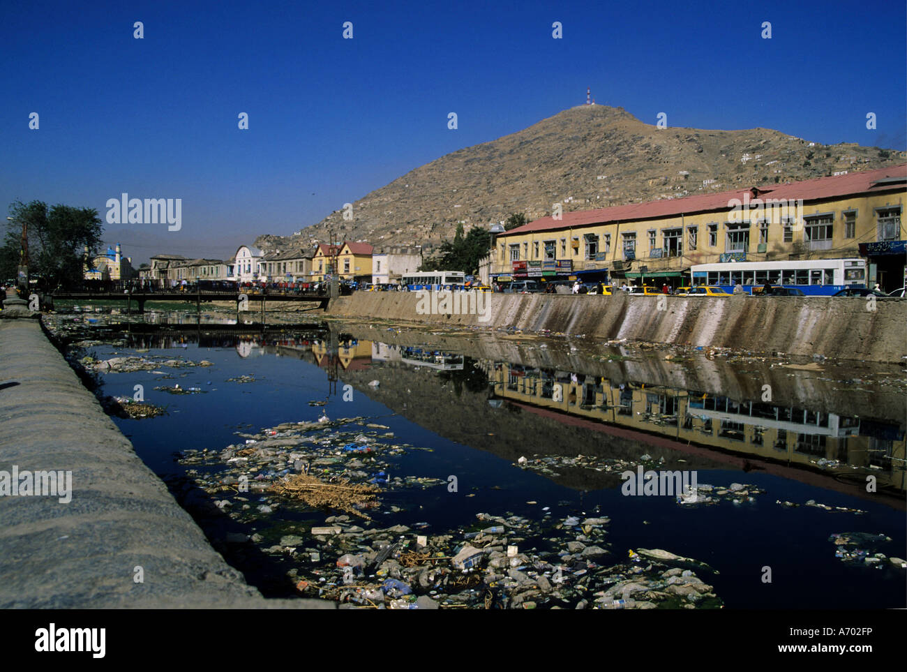 Kabul river pollution horizontal hi-res stock photography and images ...