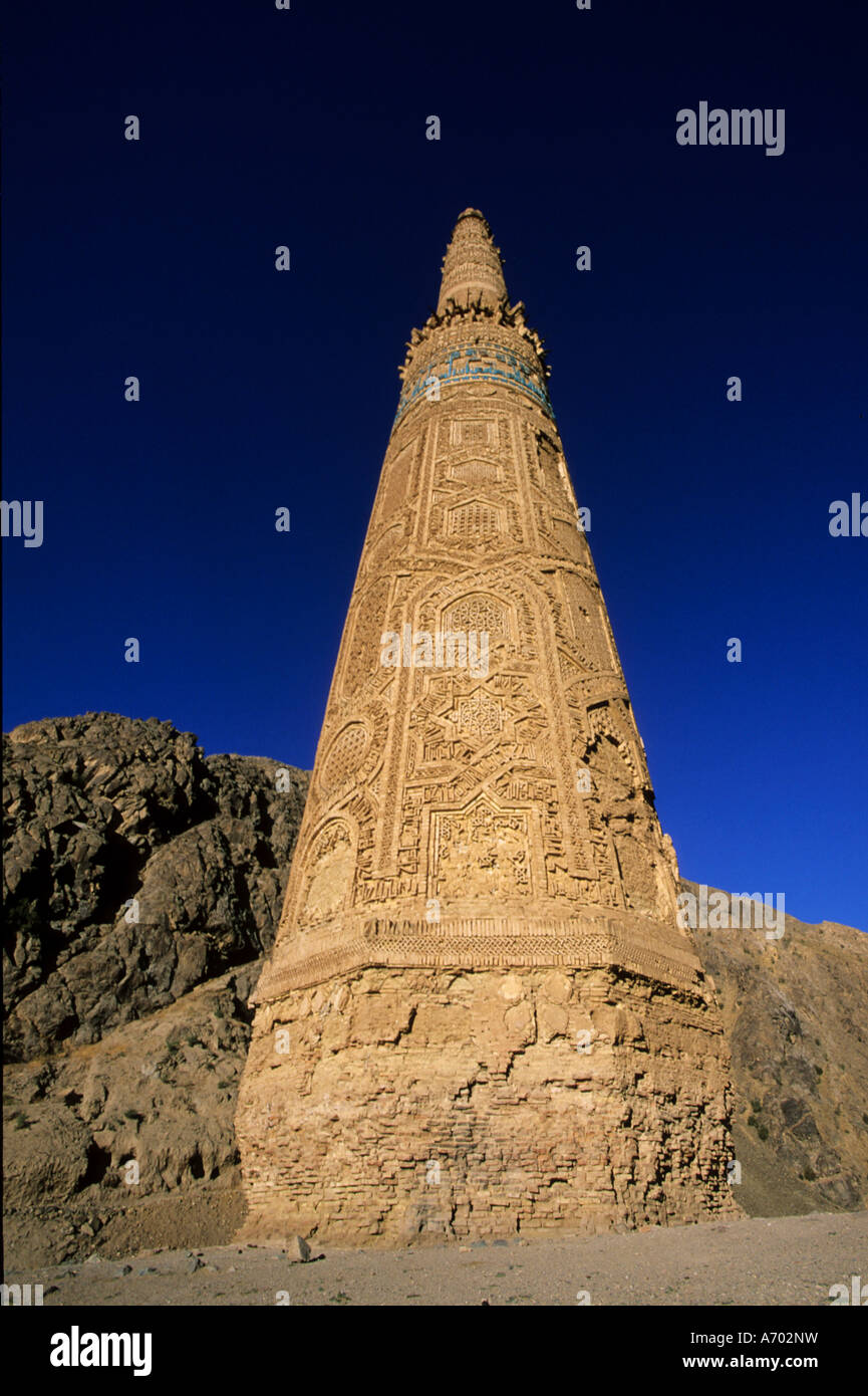 The 65 metre tall Minaret of Jam built by Sultan Ghiyat Ud Din Muhammad ...