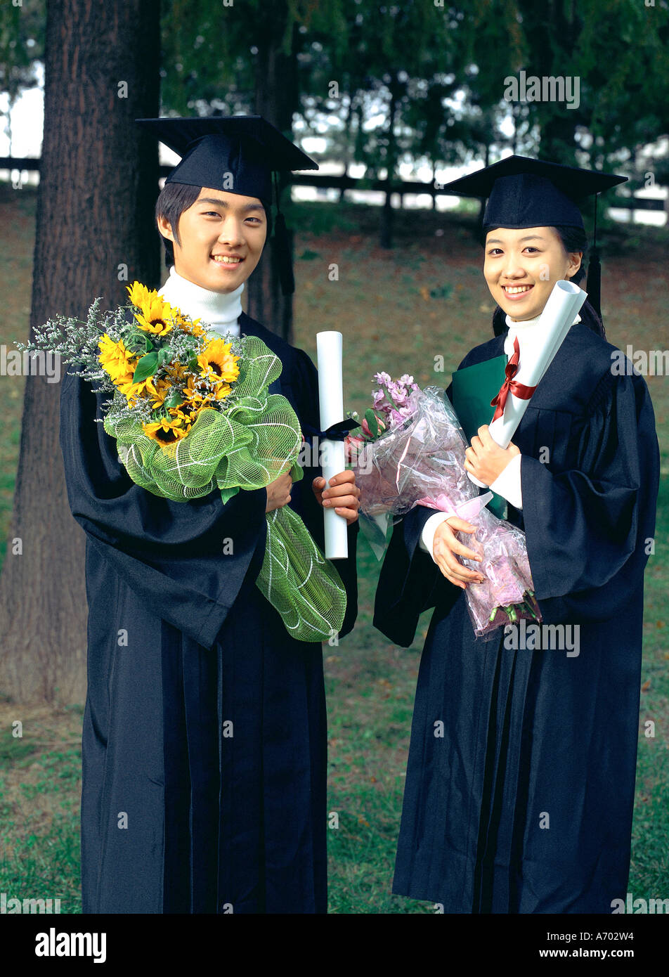 High school graduation korea hi-res stock photography and images - Alamy