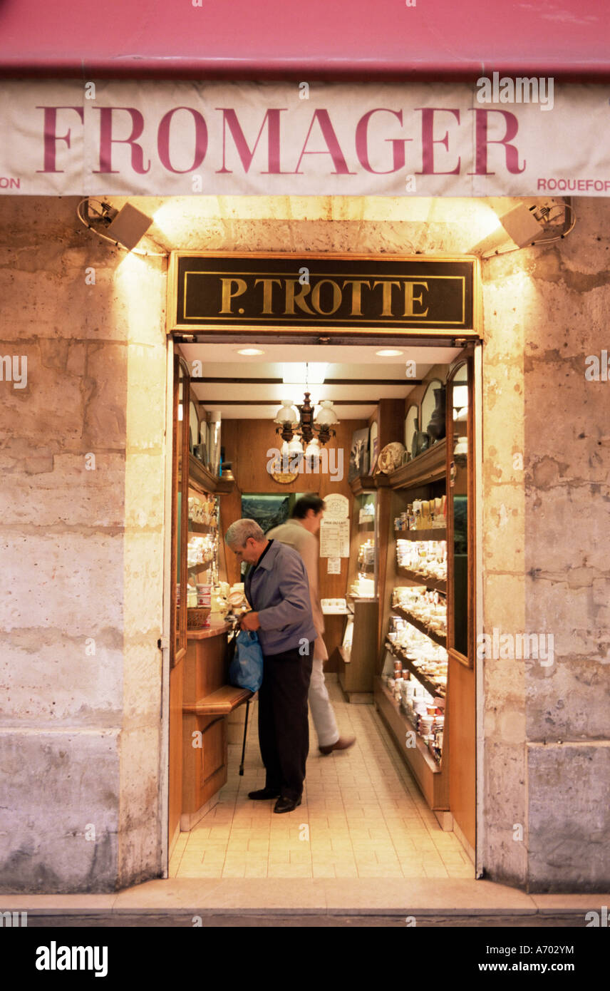 Cheese shop Paris France Europe Stock Photo - Alamy