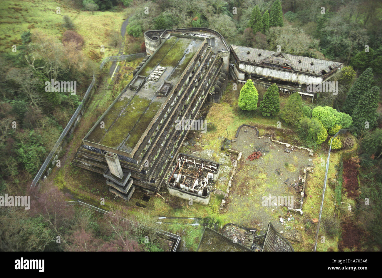 Cardross St Peter's Seminary Catholic Retreat building in ruins ...